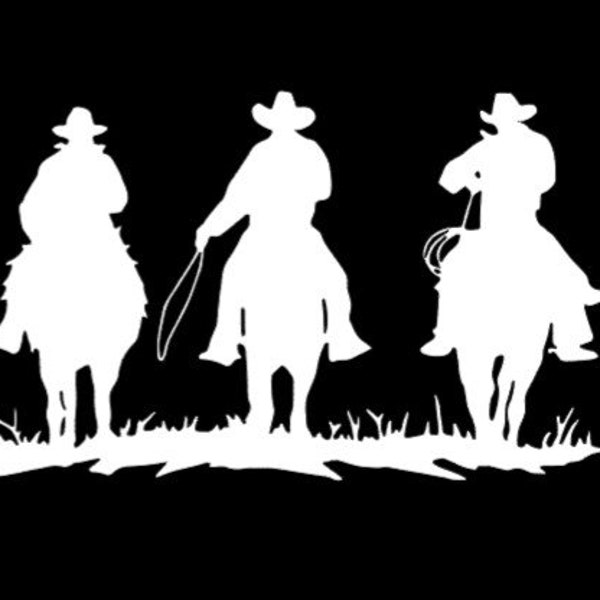 Cowboy Wall Decal - Etsy
