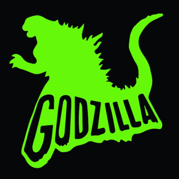 Godzilla Vinyl Car Decal - Etsy