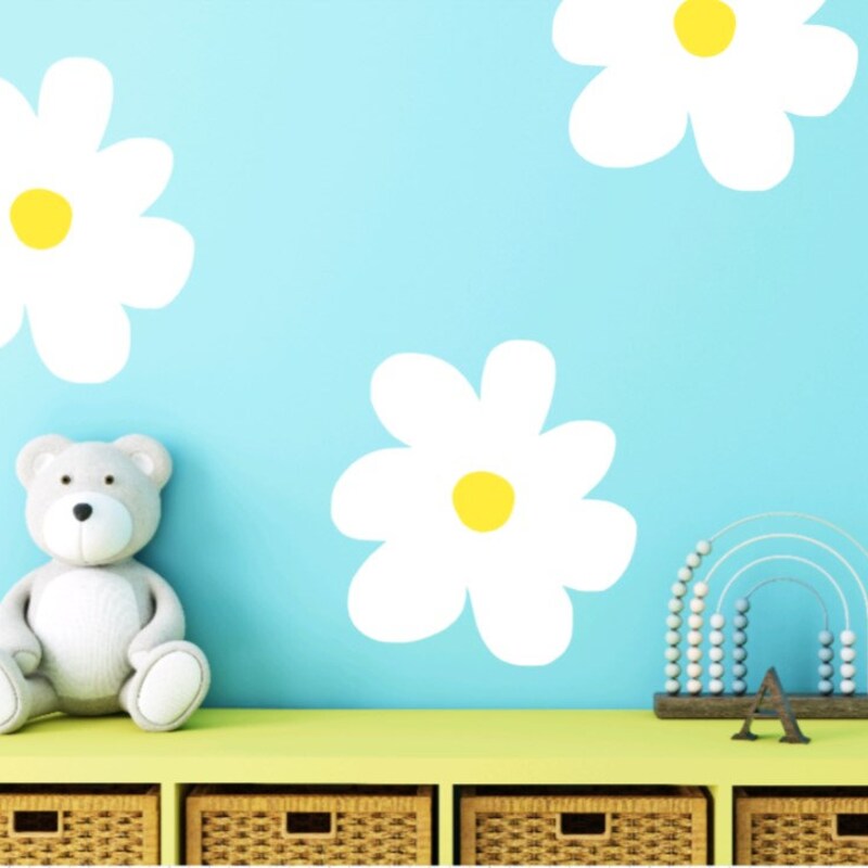 Daisy Wall Decals - Etsy