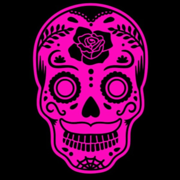 Skull Rose Car Window Decal - Etsy