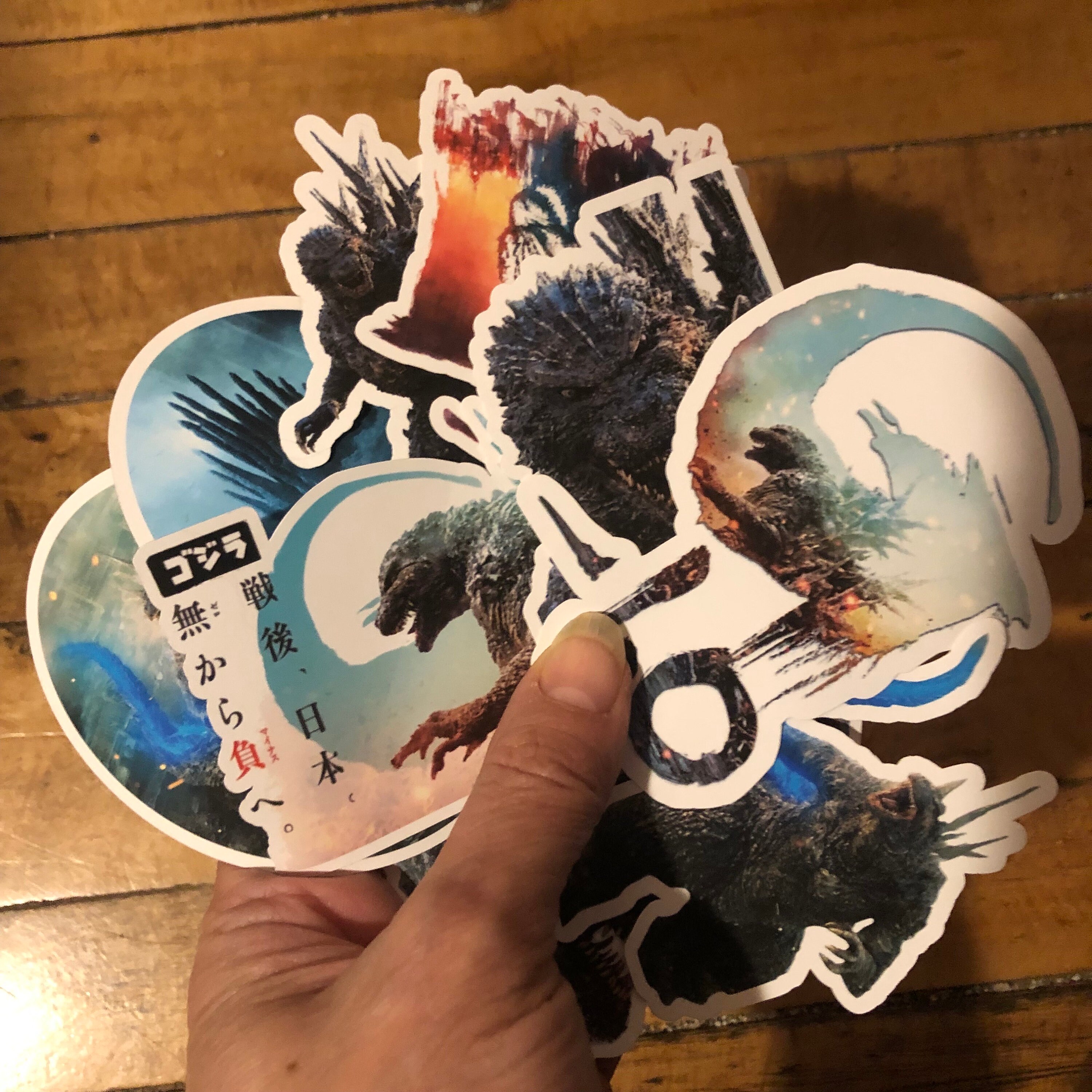 Godzilla Minus One Movie, Godzilla -1, Waterproof/uv Stickers Multi ...