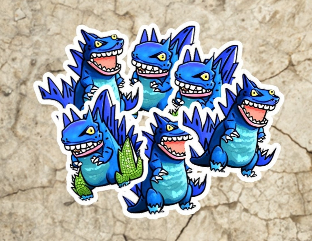Monster Stickers , Godzilla Art, Dinos, Waterproof/uv Gloss/matte or ...
