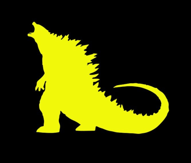 Godzilla Full Size Vinyl Decal Multi Colours Kaiju Car - Etsy