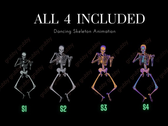 Animated Dancing Skeletons