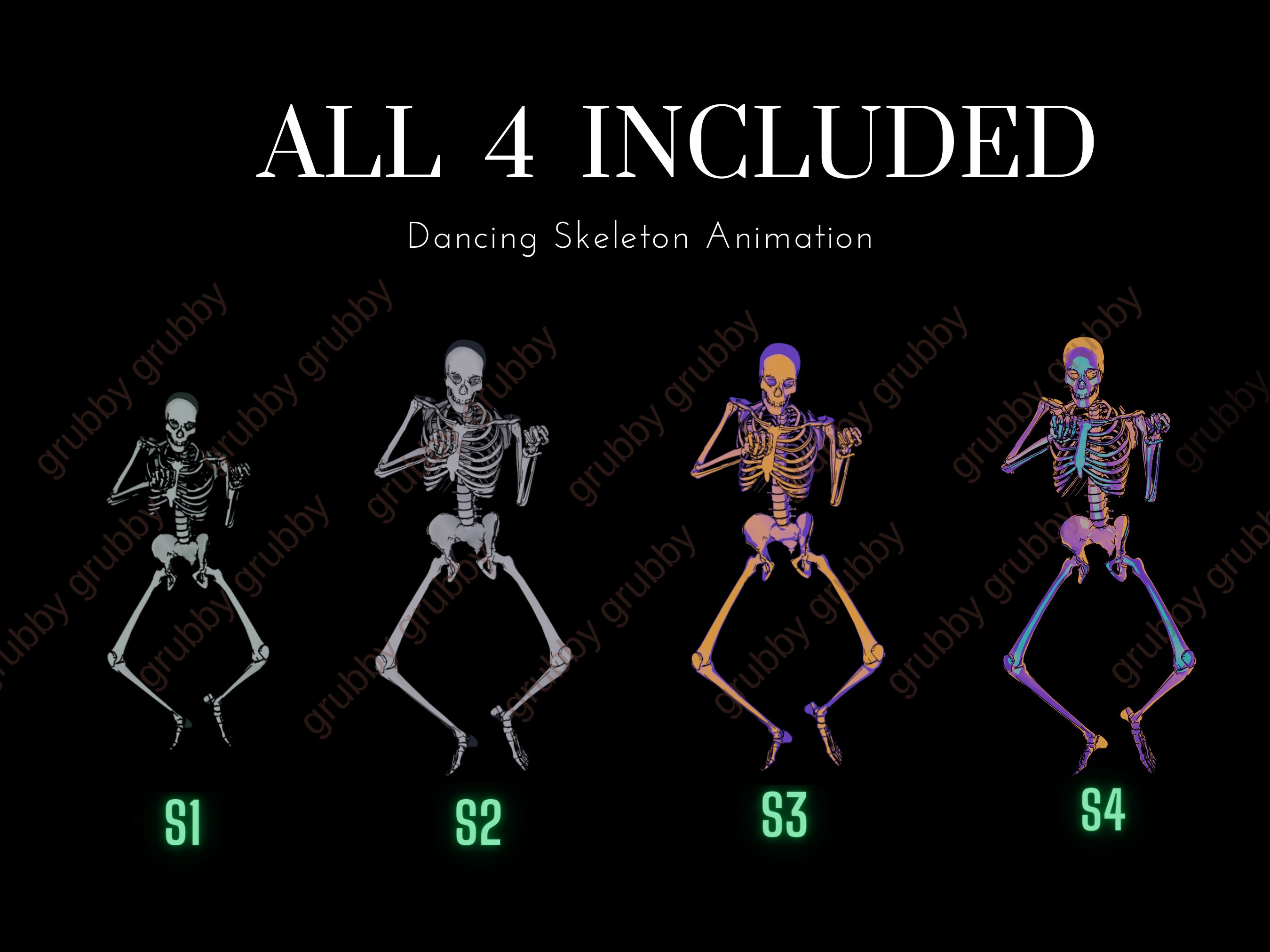 Dancing Skeleton Animation