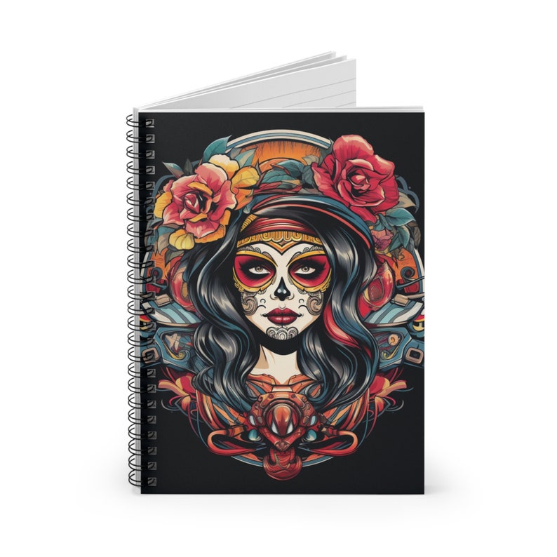 Mayan Aztec Princess Spiral Notebook Ruled Line - Etsy