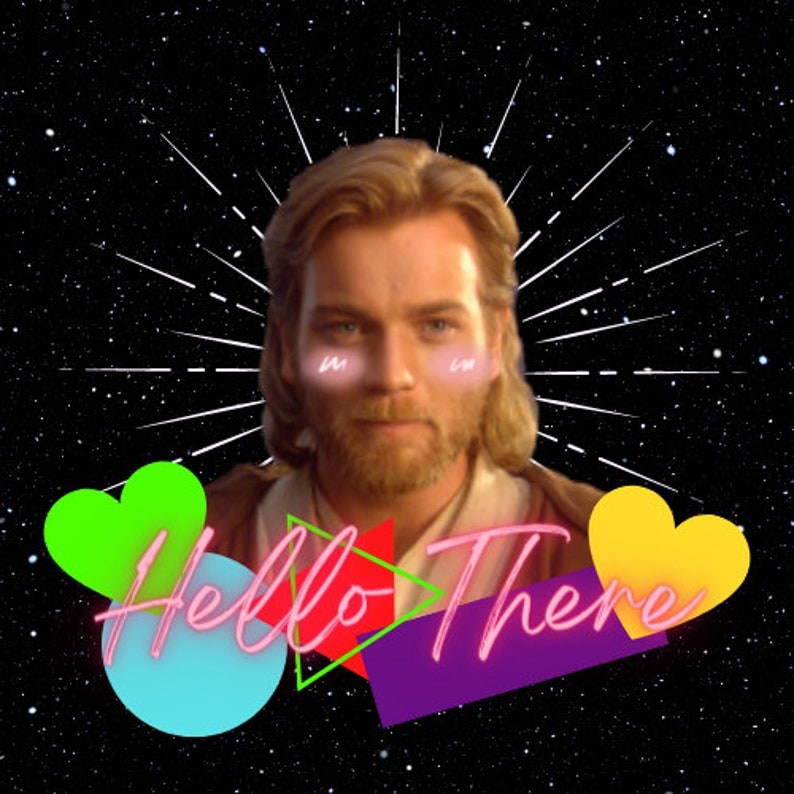 Obi-wan Kenobi Funny Cute Twitch Emotes - Etsy