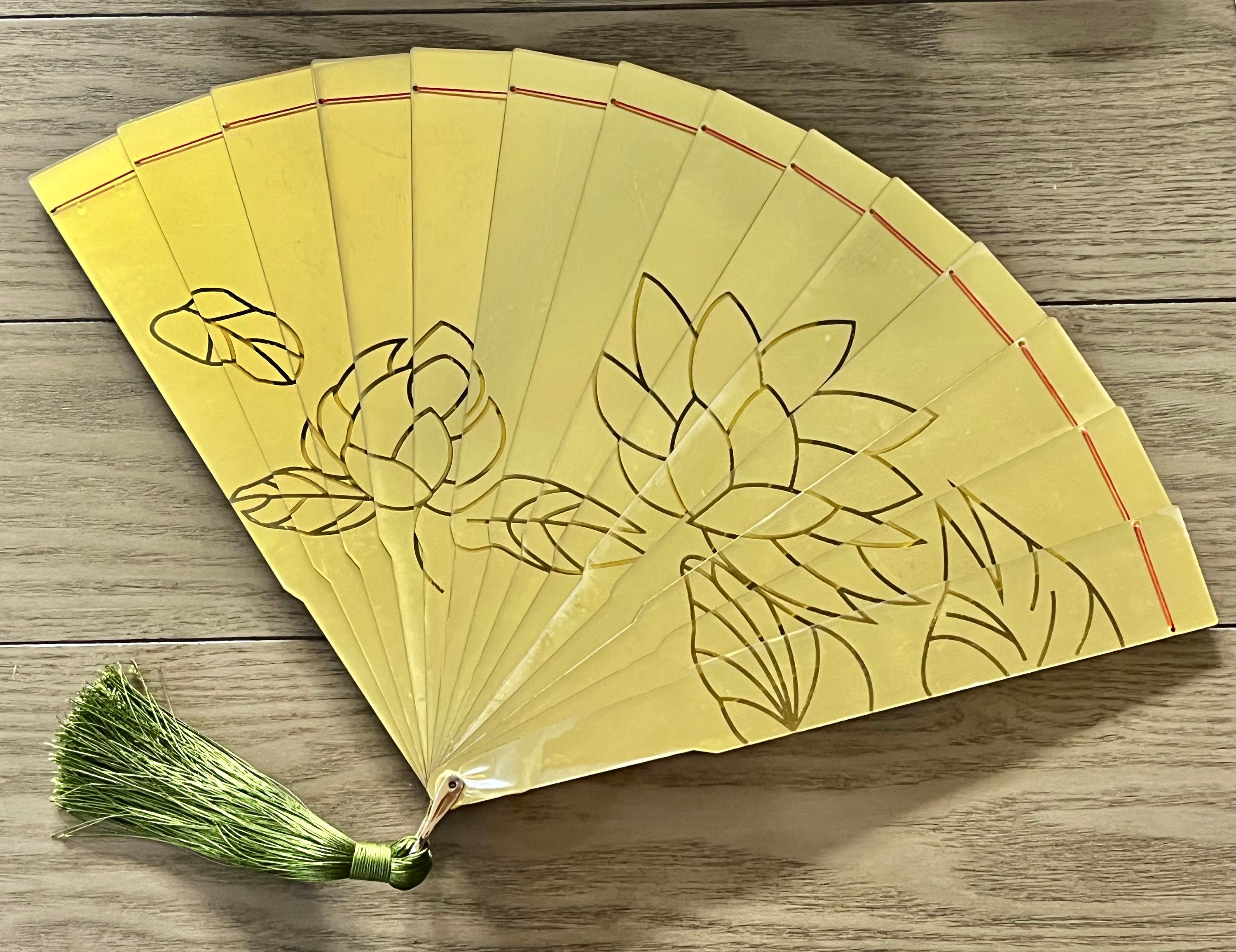 Douma Lotus Fans Set of 2 Kimetsu Demon Anime Cosplay | Etsy