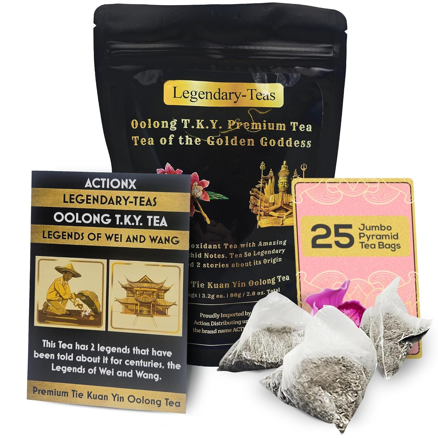 Oolong T.K.Y. Tea 25 Pack Gift Pouch Legendary-teas 'origins of Oolong ...
