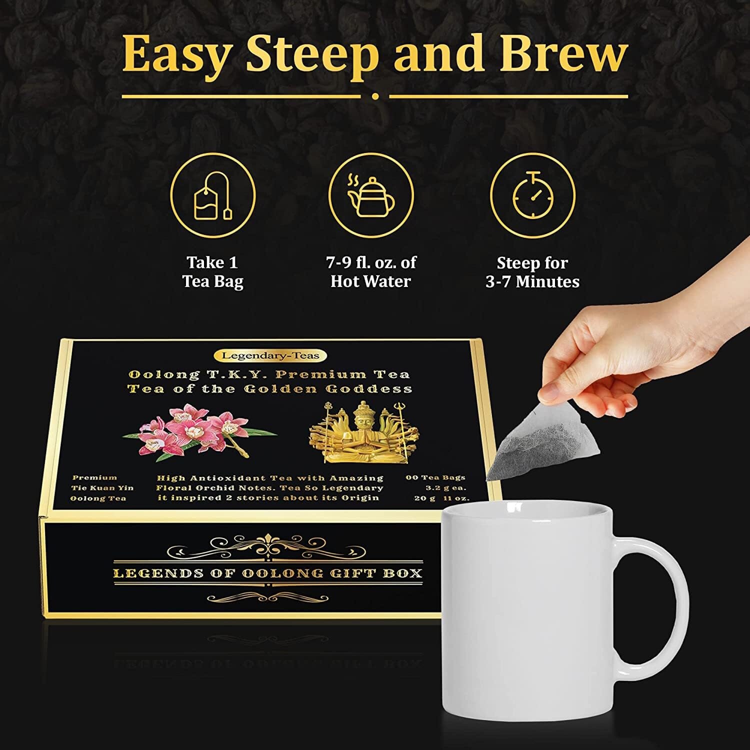 Oolong T.K.Y. Tea 75 Pack Gift Box Legendary-teas 'origins of Oolong ...