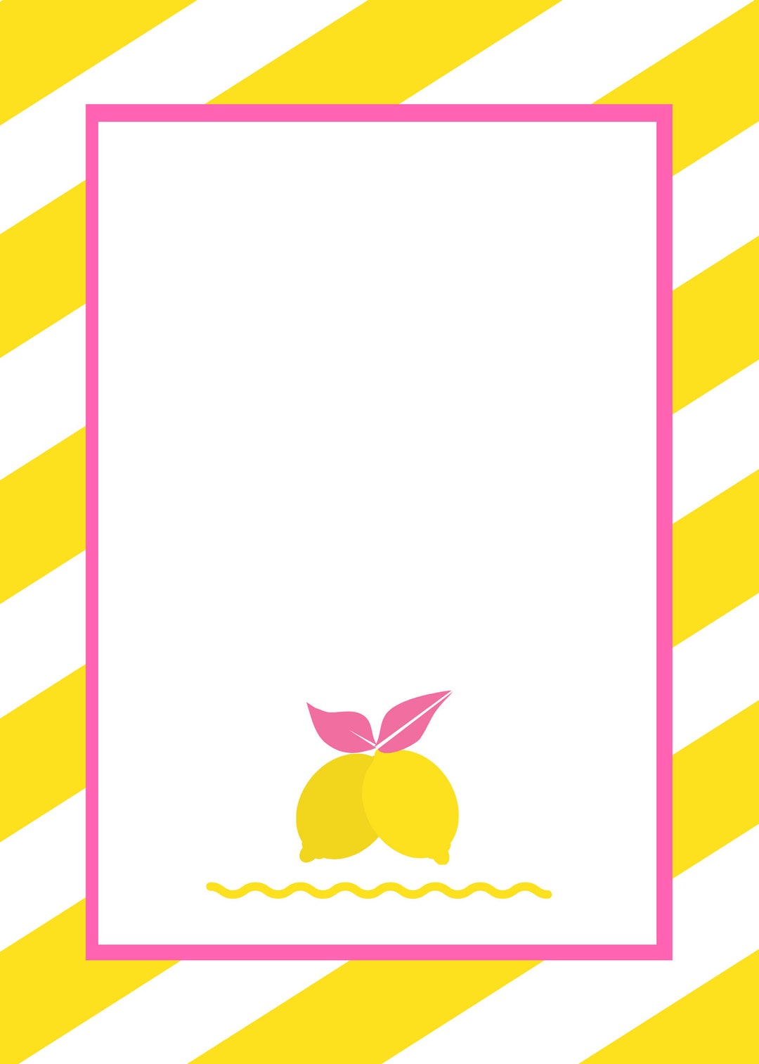 Fun Summer Border for Newsletters, Scrapbooking, Party Invitations - Etsy