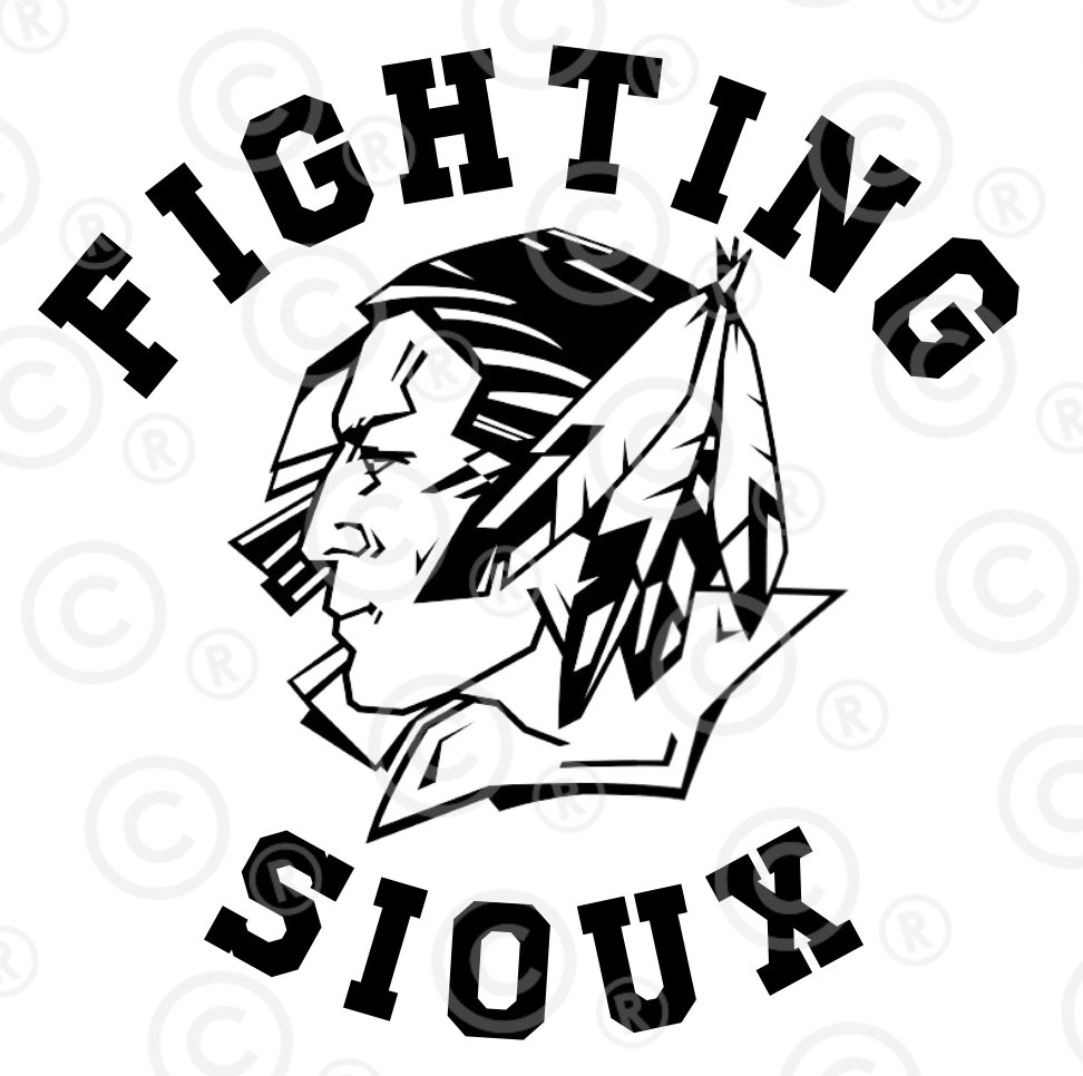 UND Fighting Sioux University Logo SVG and PNG Files - Etsy