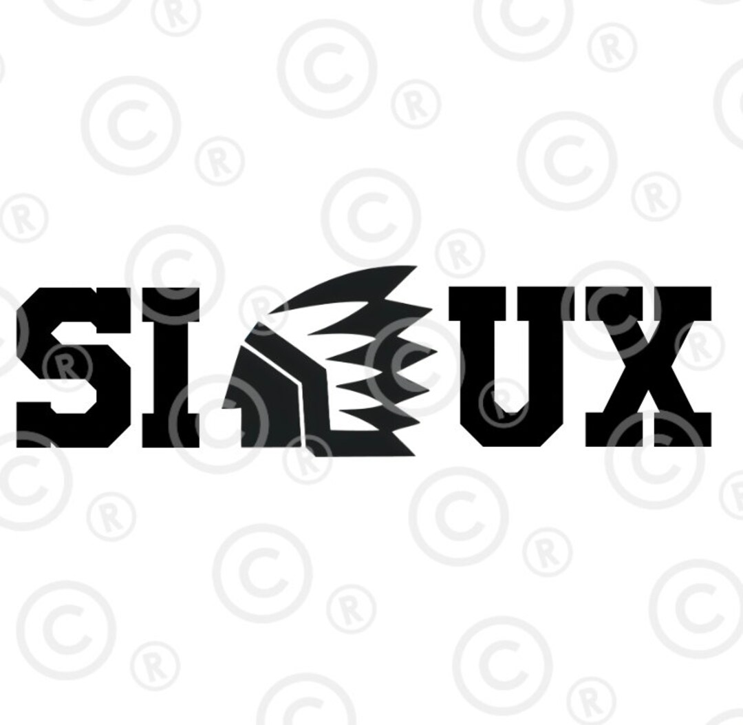 UND Fighting Sioux SVG and PNG Files - Etsy