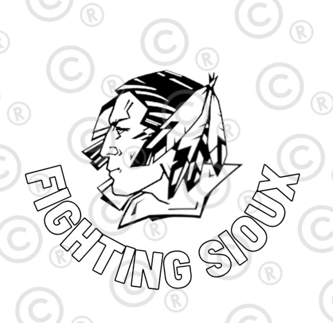 Fighting Sioux Logo Png - Etsy