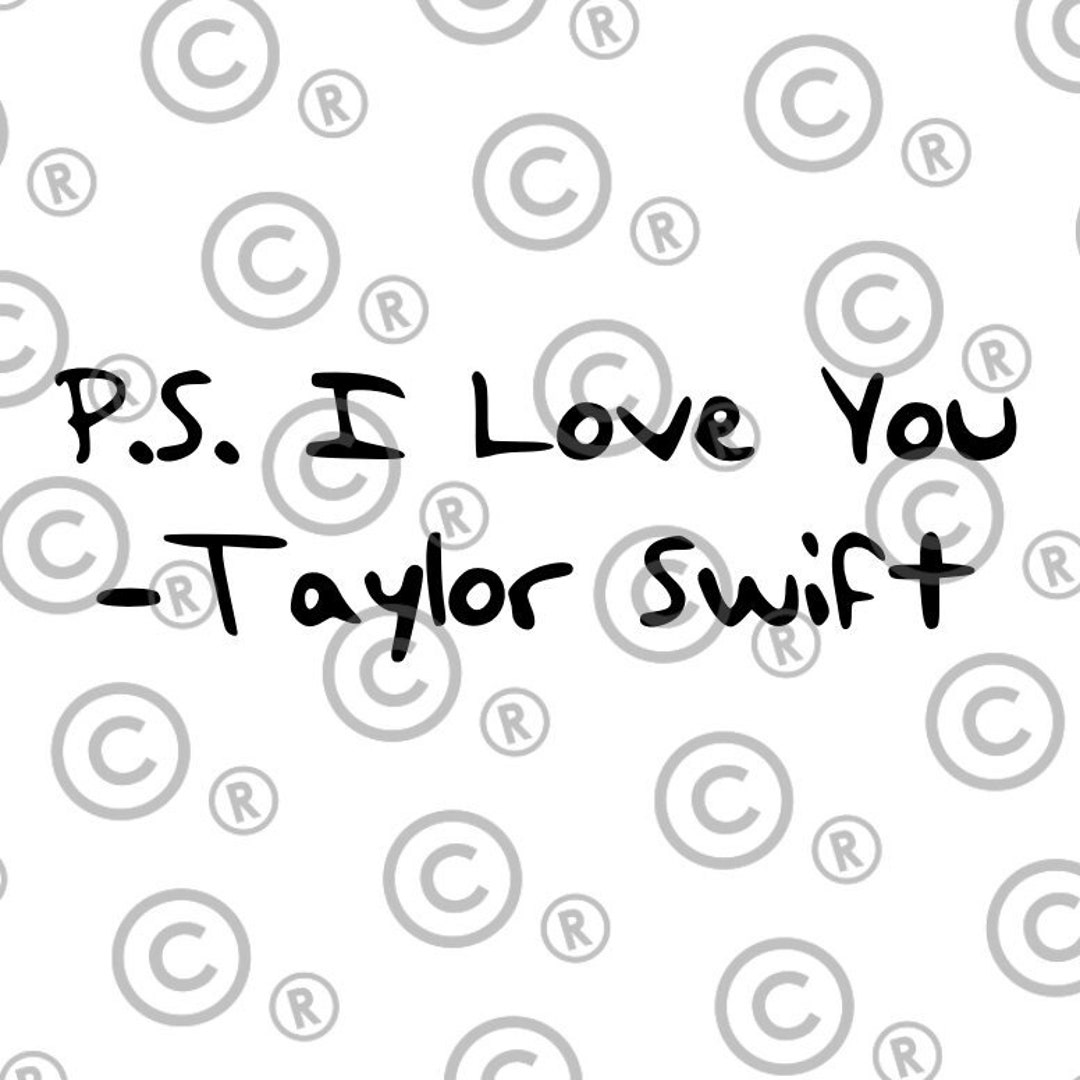 Taylor Swift handwriting Font SVG - Etsy UK