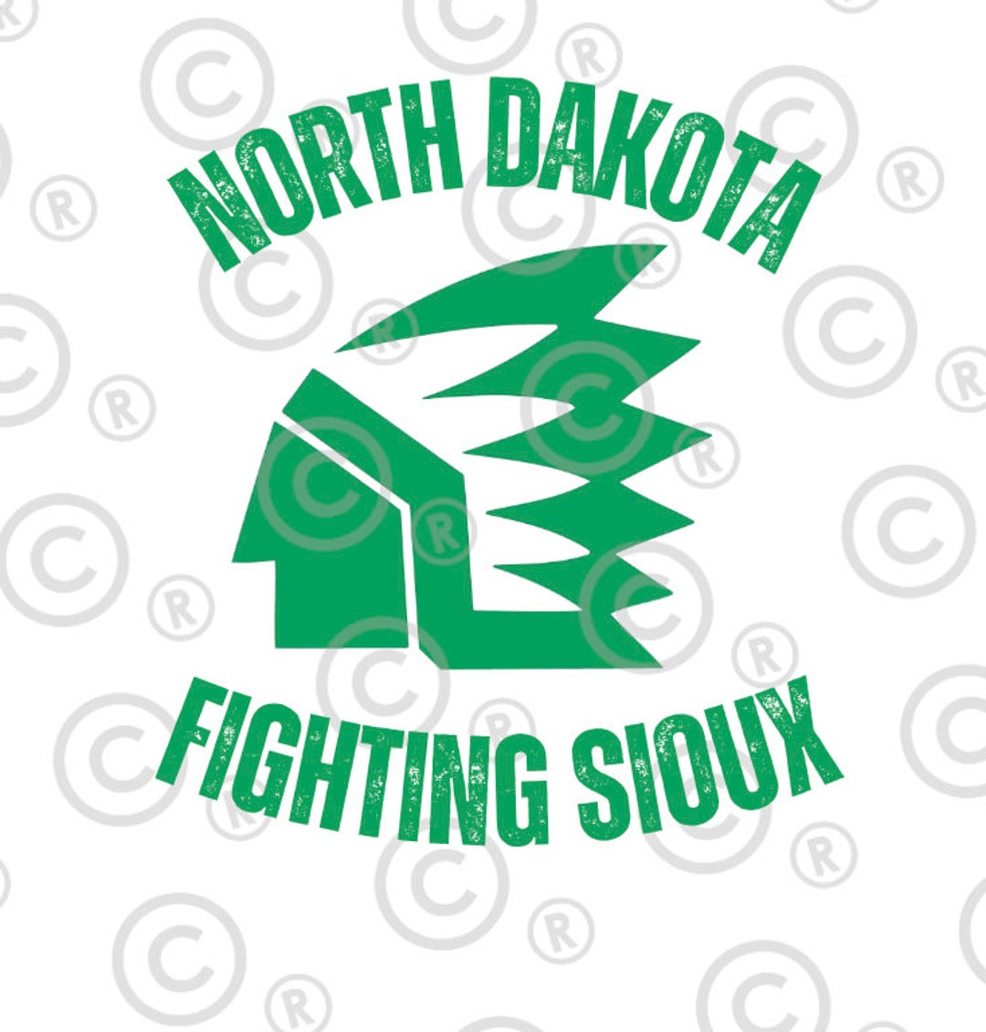 North Dakota Fighting Sioux PNG/SVG Old Sioux Logo - Etsy