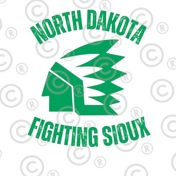 Fighting Sioux Logo - Etsy