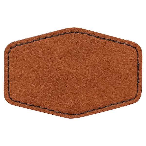 Hexagon Leather Hat Patch - Etsy