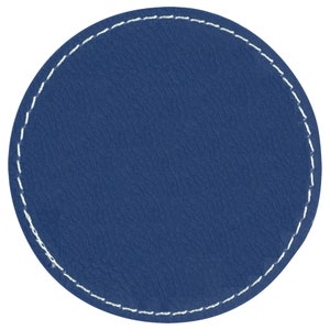 Blank Leather Hat Patches, Round Laserable Leatherette Patch With ...