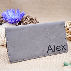 Custom Checkbook Covers, Customized Leather Check Book Holder ...
