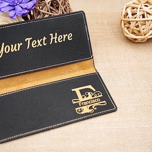 Custom Checkbook Covers, Customized Leather Check Book Holder ...