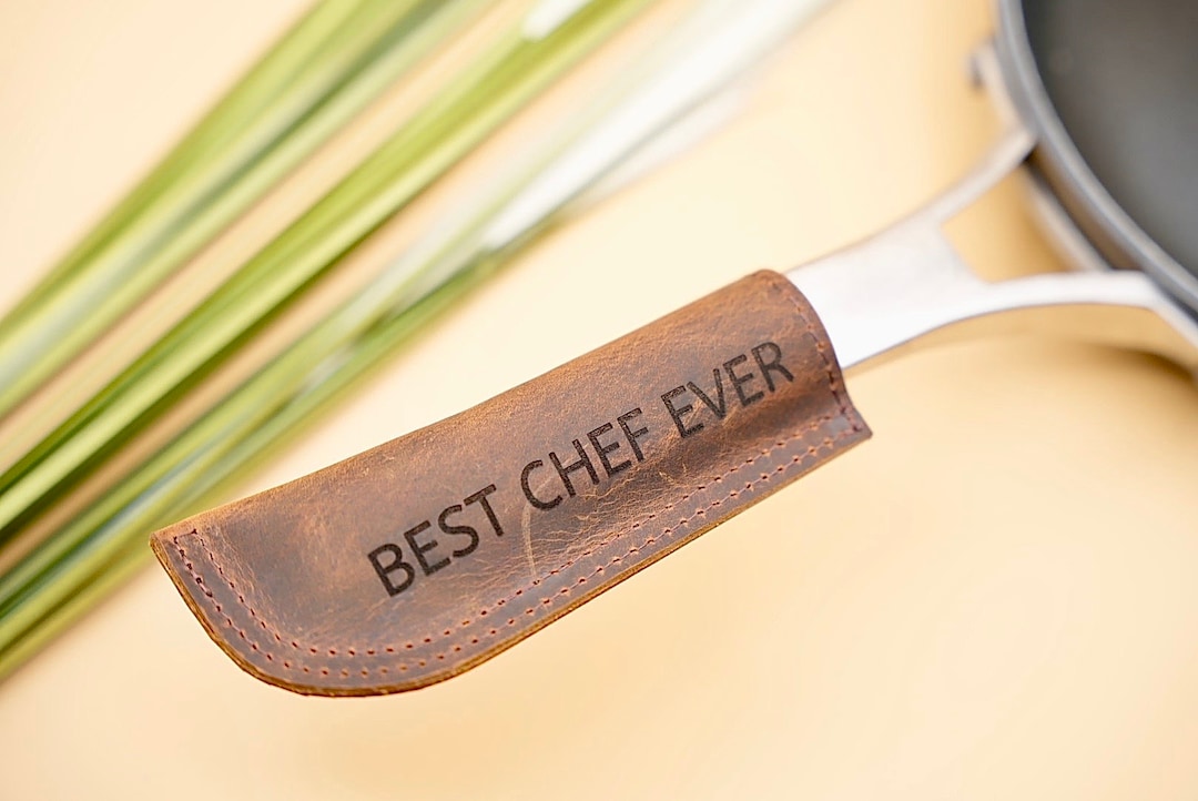Personalized Leather Hot Handle, Panhandle Potholder, Holder for Cast ...