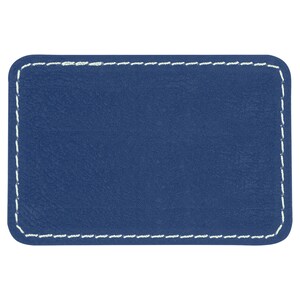 Blank Leather Hat Patches, Rectangle Laserable Leatherette Patch With ...