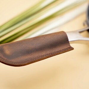 Personalized Leather Hot Handle, Panhandle Potholder, Holder for Cast ...