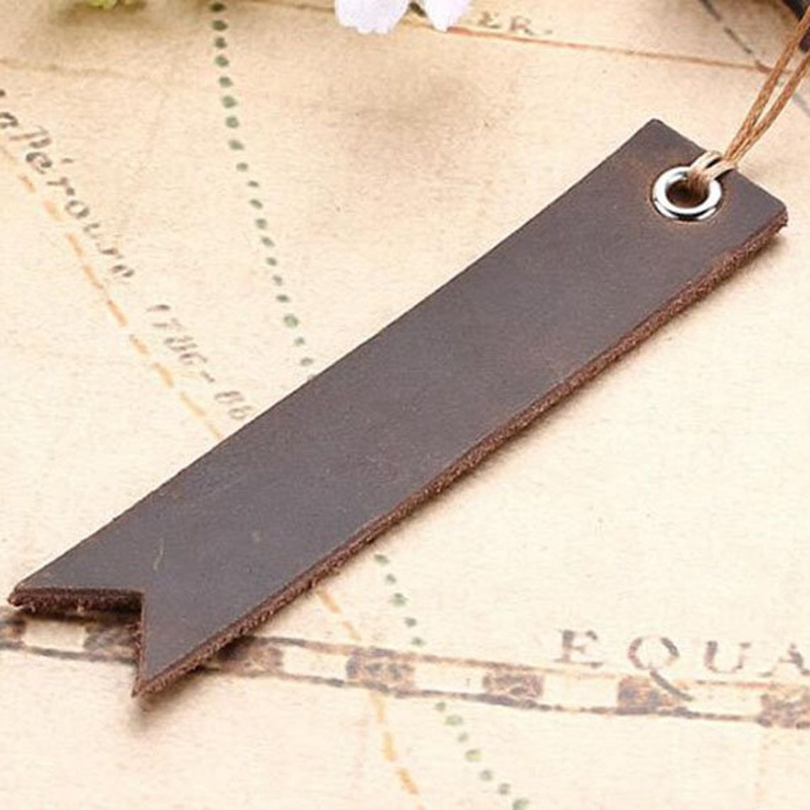 Personalized Premium Leather Bookmark,custom Bookmark, Leather Book ...
