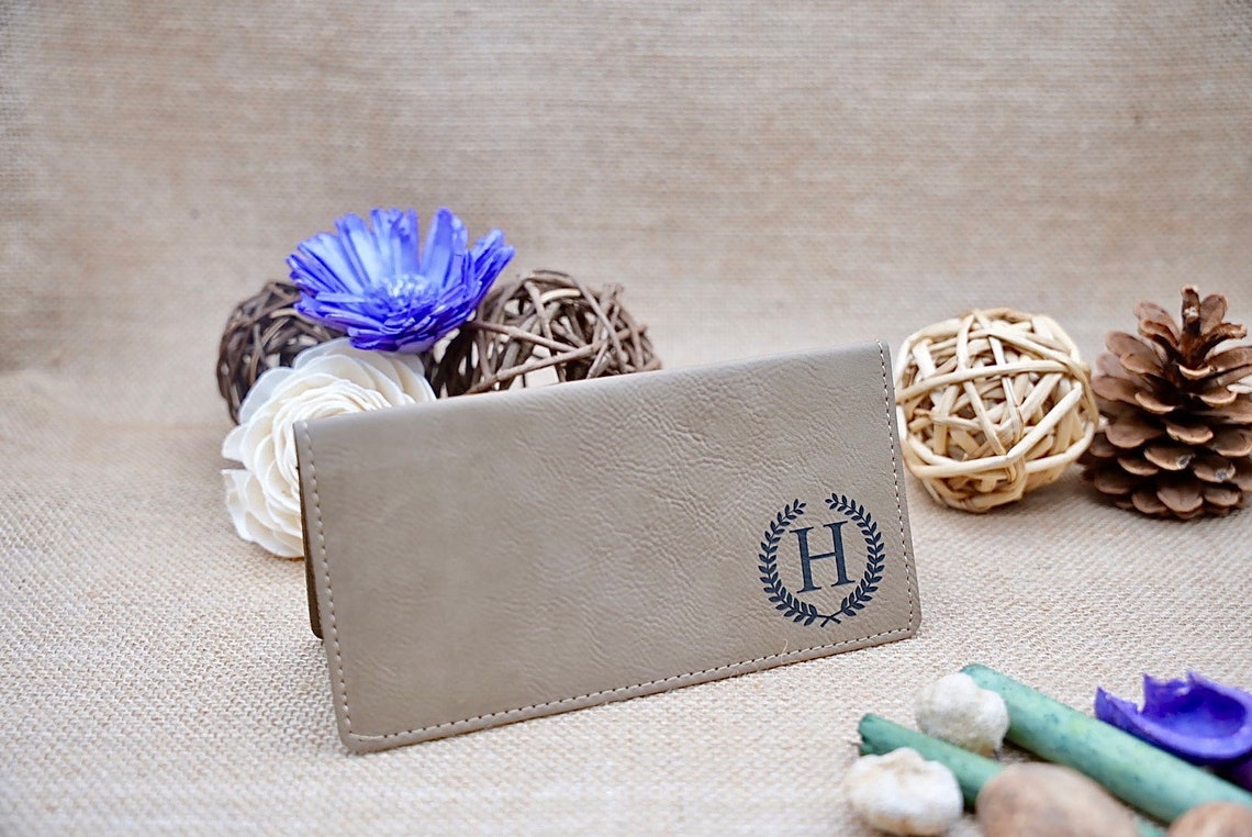 Custom Checkbook Covers, Customized Leather Check Book Holder ...