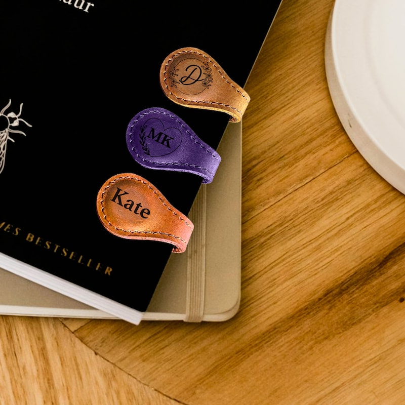 Personalized Magnetic Bookmarks - Etsy
