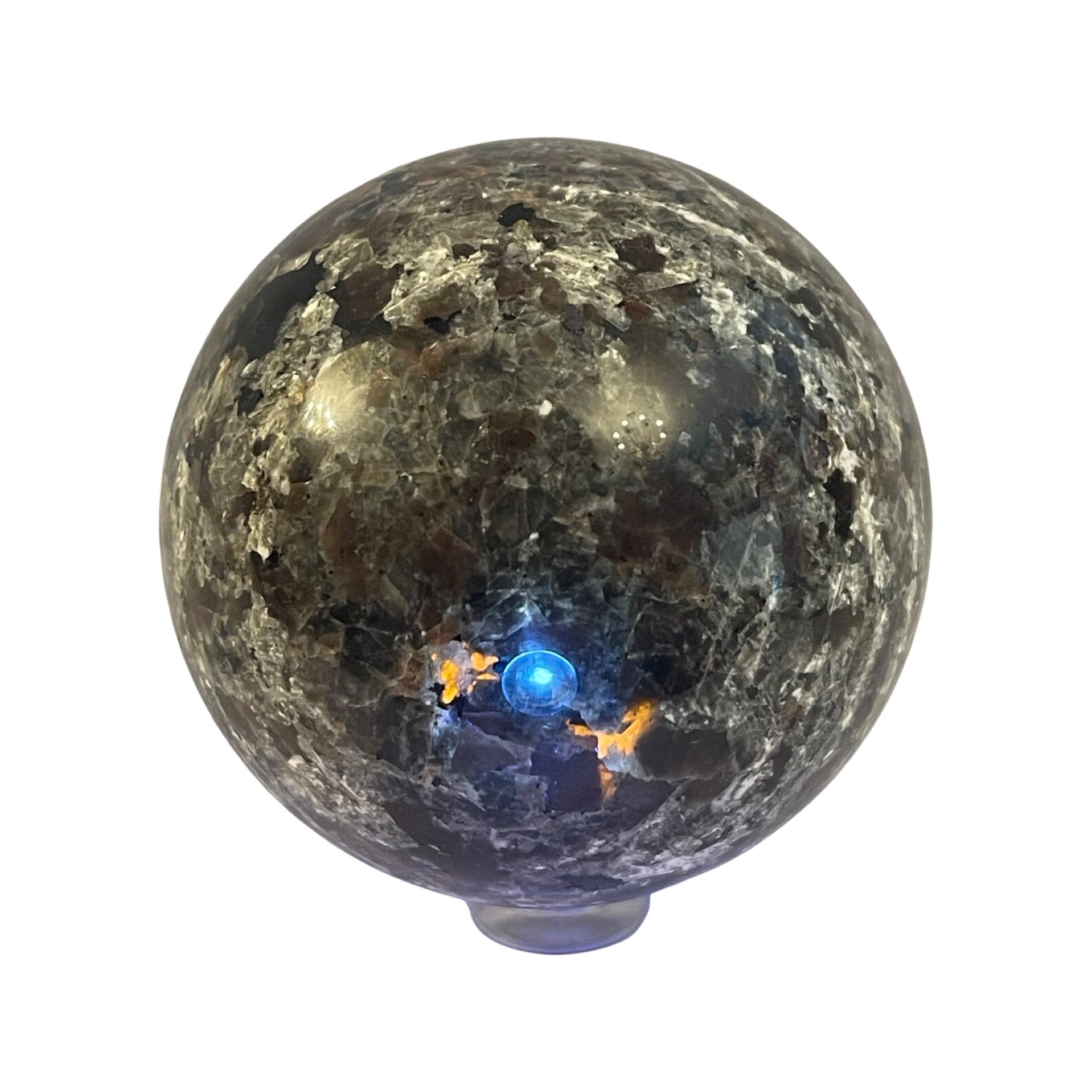 Yooperlite Sphere UV Reactive Stand Included C - Etsy