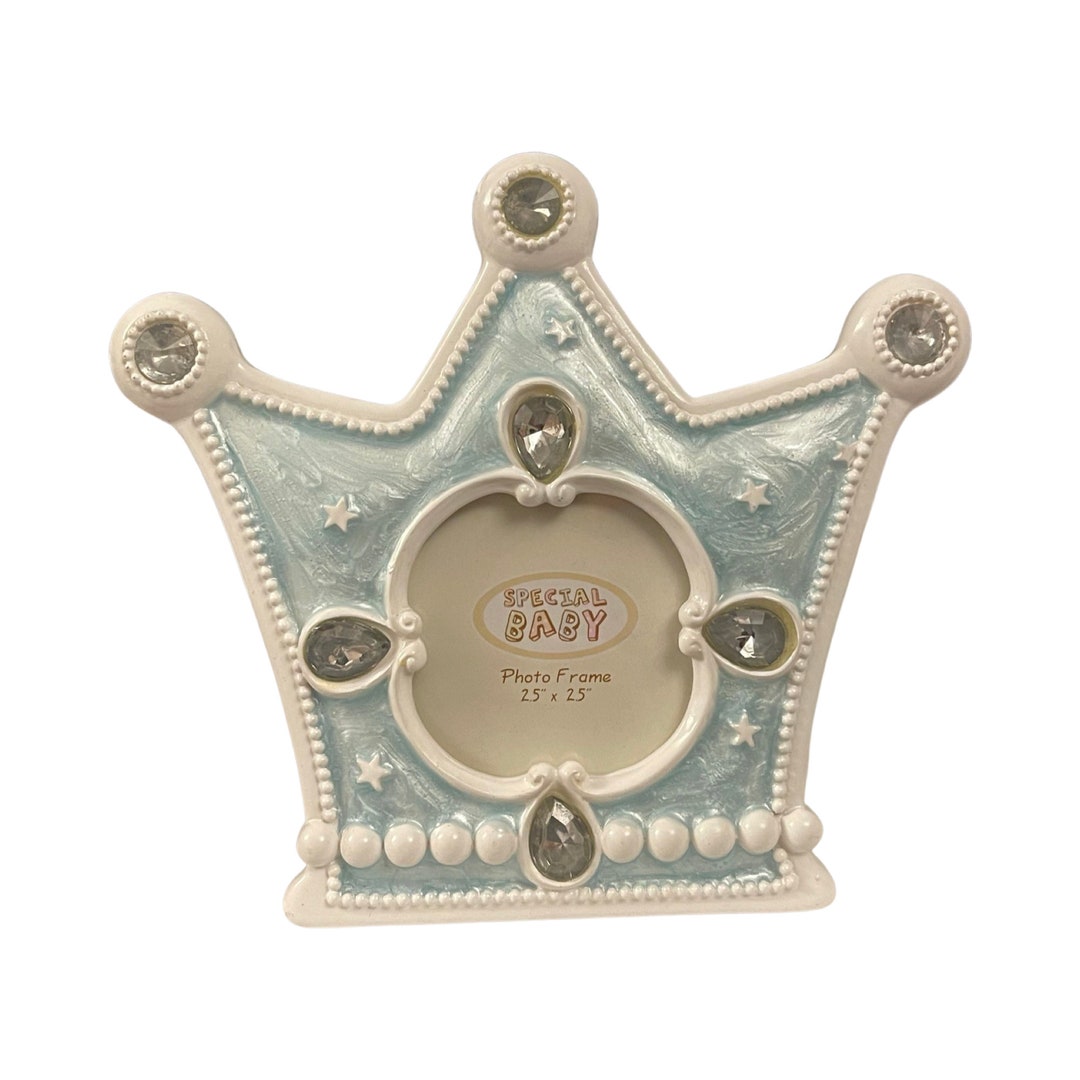Baby Blue Crown Photo Frame - Etsy