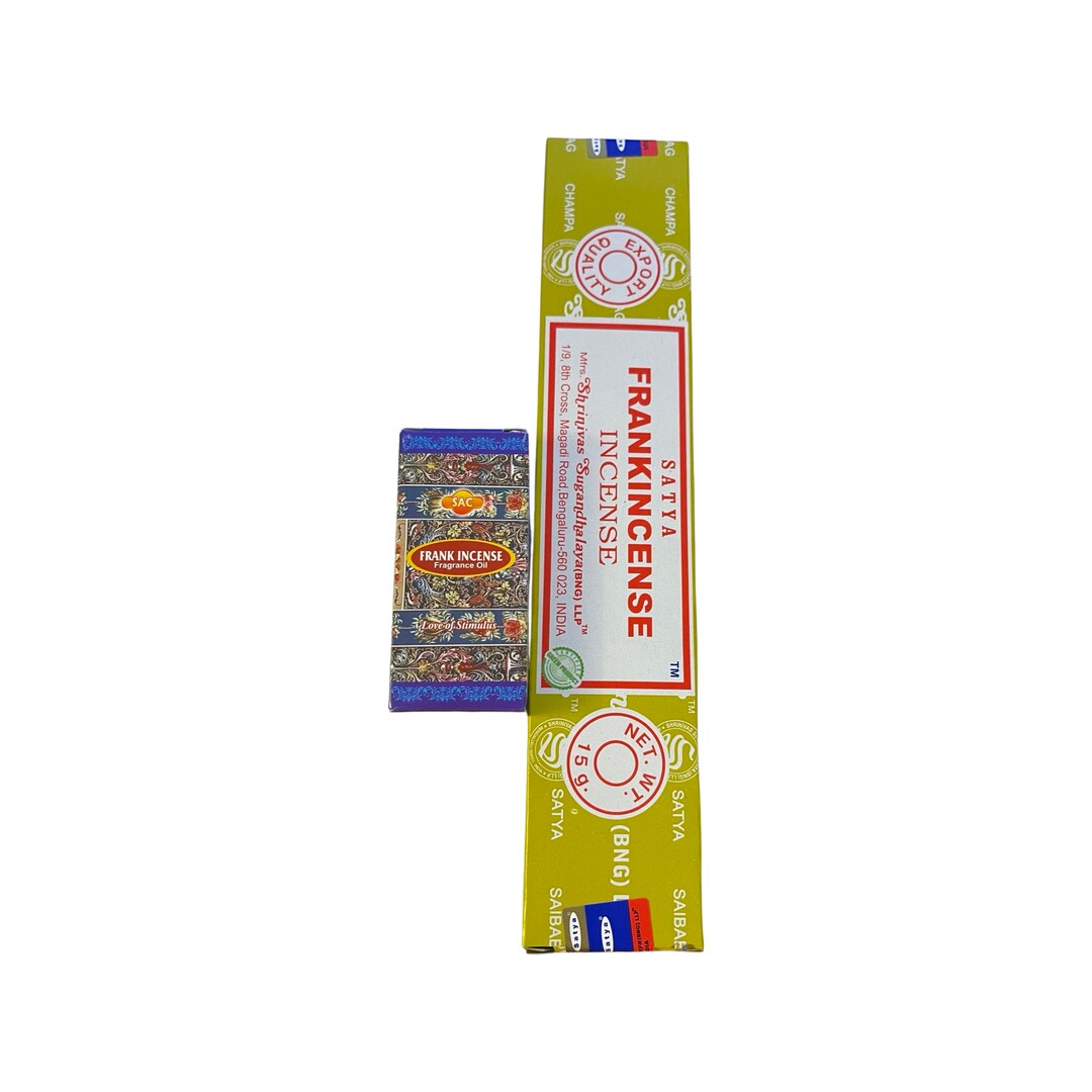 Frank Incense Set - Fragrance Oil/incense Sticks - Etsy