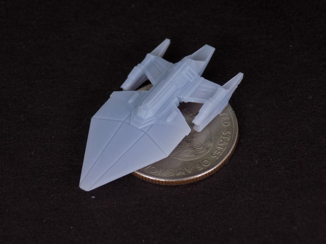 Ace of Spades Frigate, Set of 2, Squadron Scale Miniature Starships ...