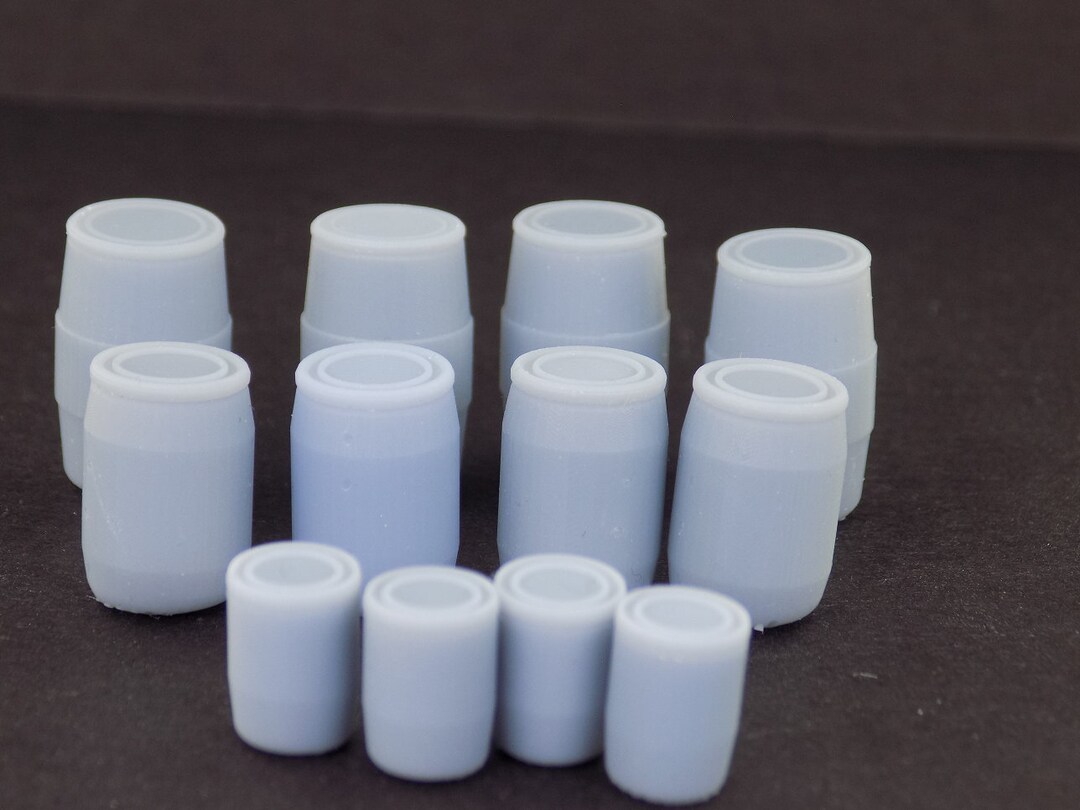 Complete Set of Modern Barrels, 3d Printed Tabletop Terrain, 28mm/35mm ...