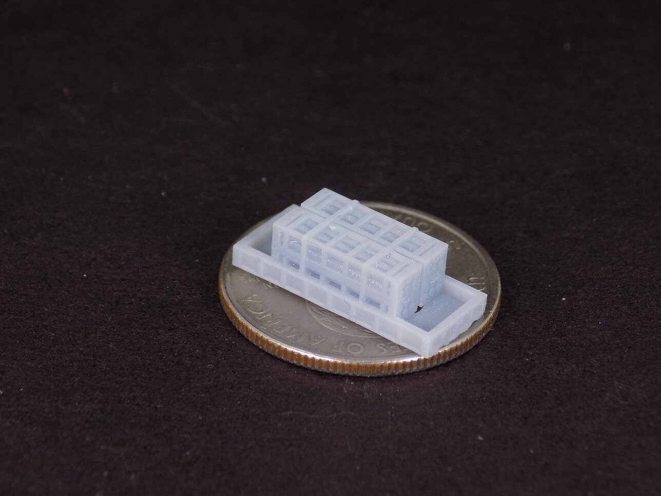 Set of 4, 6mm Modular Heavy Truck, Miniature Cargo Truck, Resin 3d ...