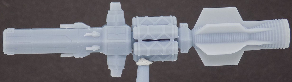 Skirmish Scale Hex Fleet Destroyer, Miniature Starship, Resin 3d Print ...