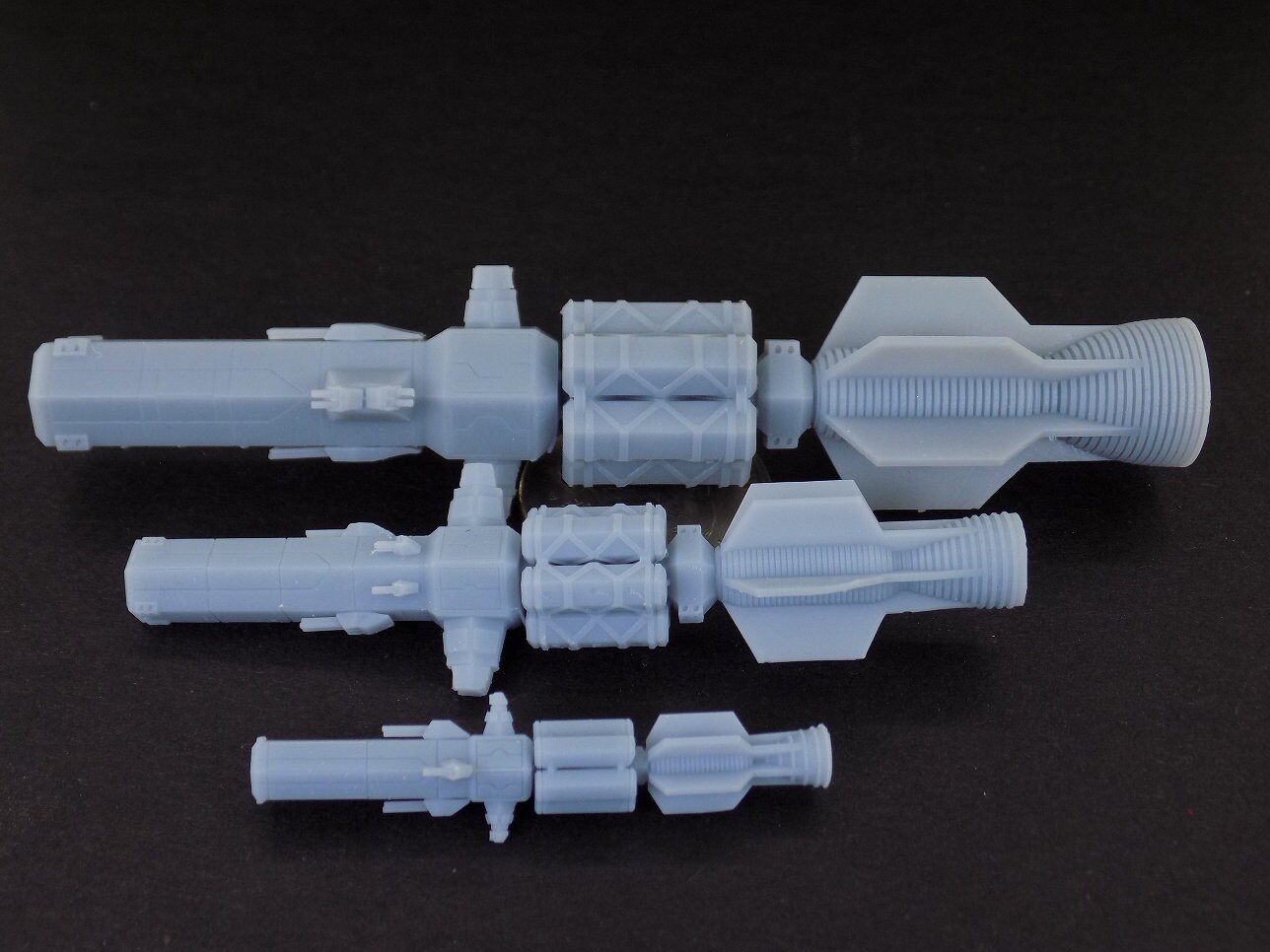 Skirmish Scale Hex Fleet Destroyer Beta, Miniature Starship, Resin 3d ...