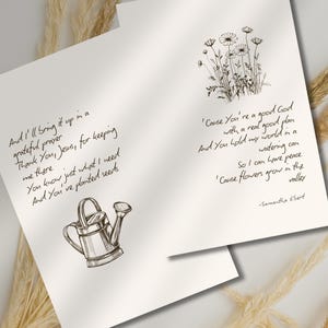 Flowers Song Lyrics Print Set: Christian Wall Art (digital Download) - Etsy