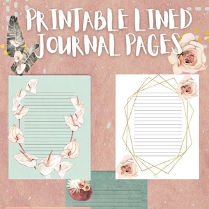 Printable Stationary, Printable Journal, Printable Notebook, Journal ...