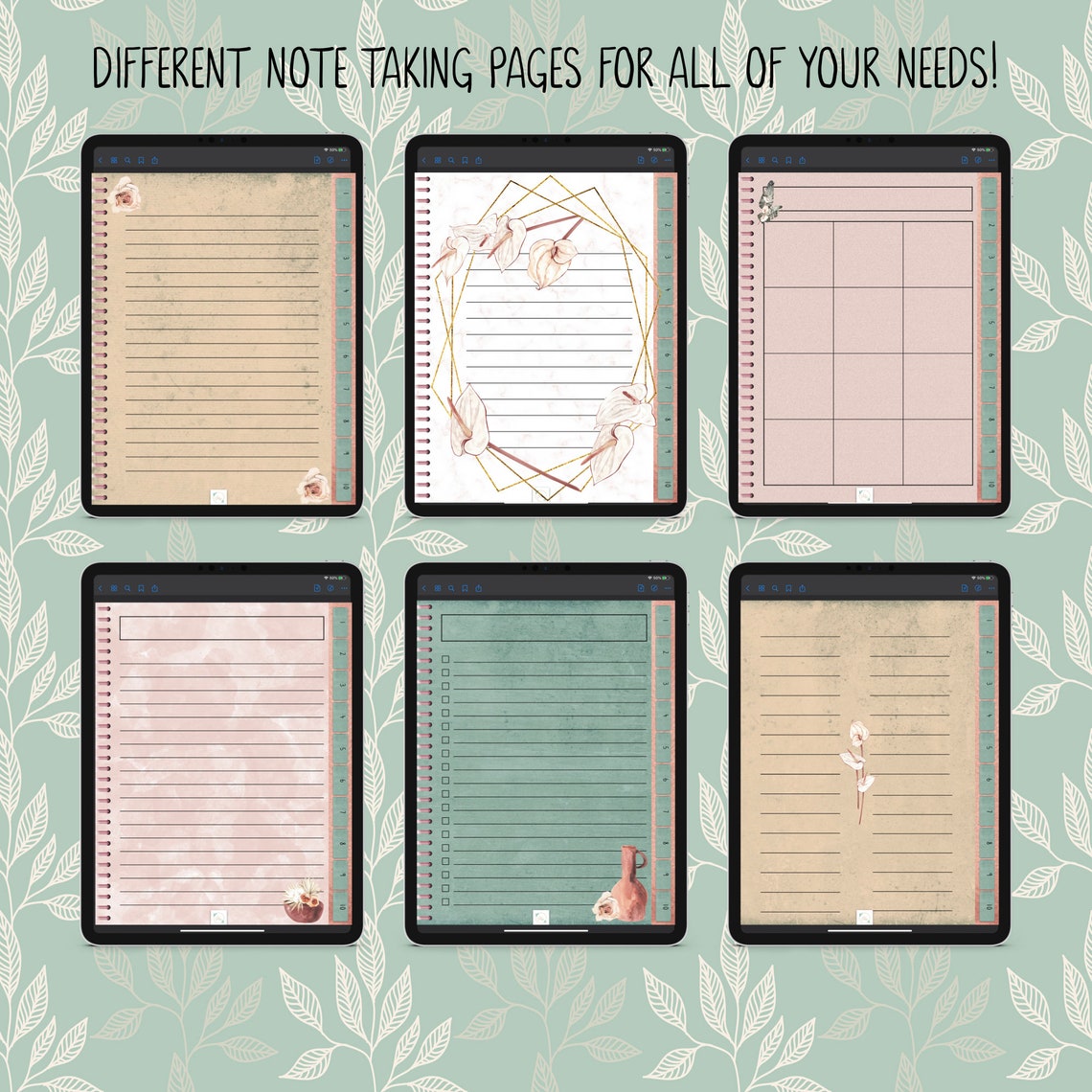 Digital Notebook, Goodnotes Notebook, Student Notebook, Notebook for ...