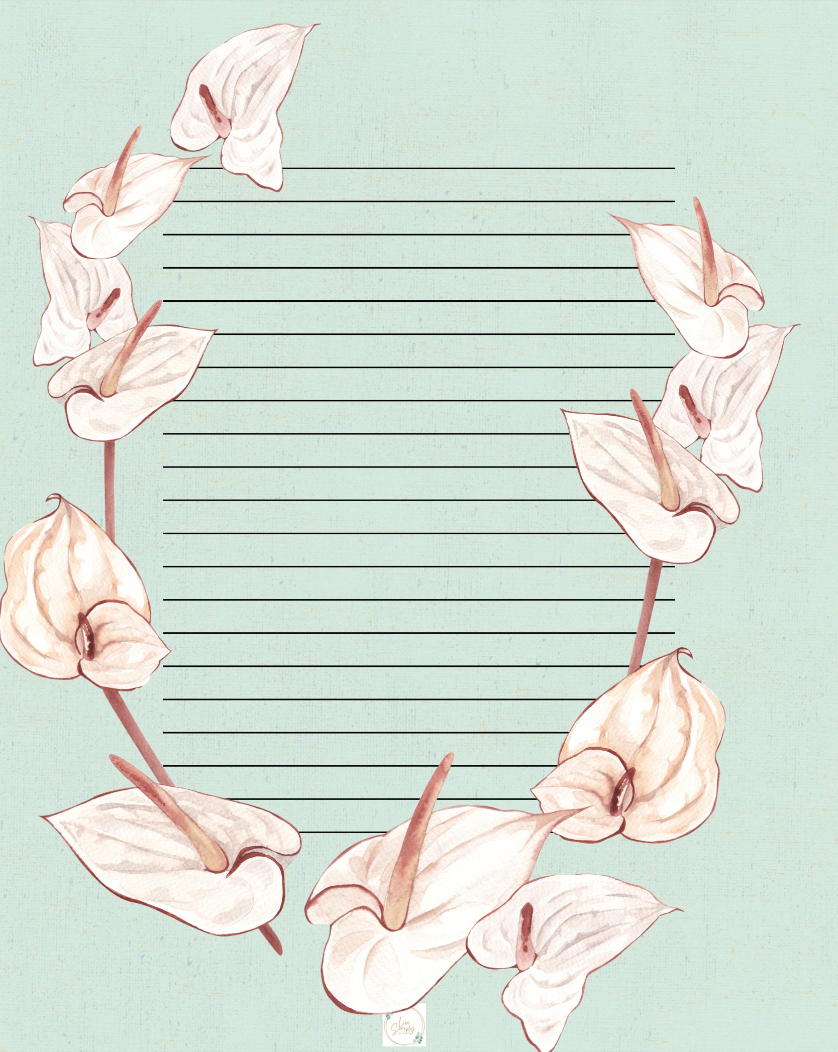 Printable Stationary, Printable Journal, Printable Notebook, Journal ...