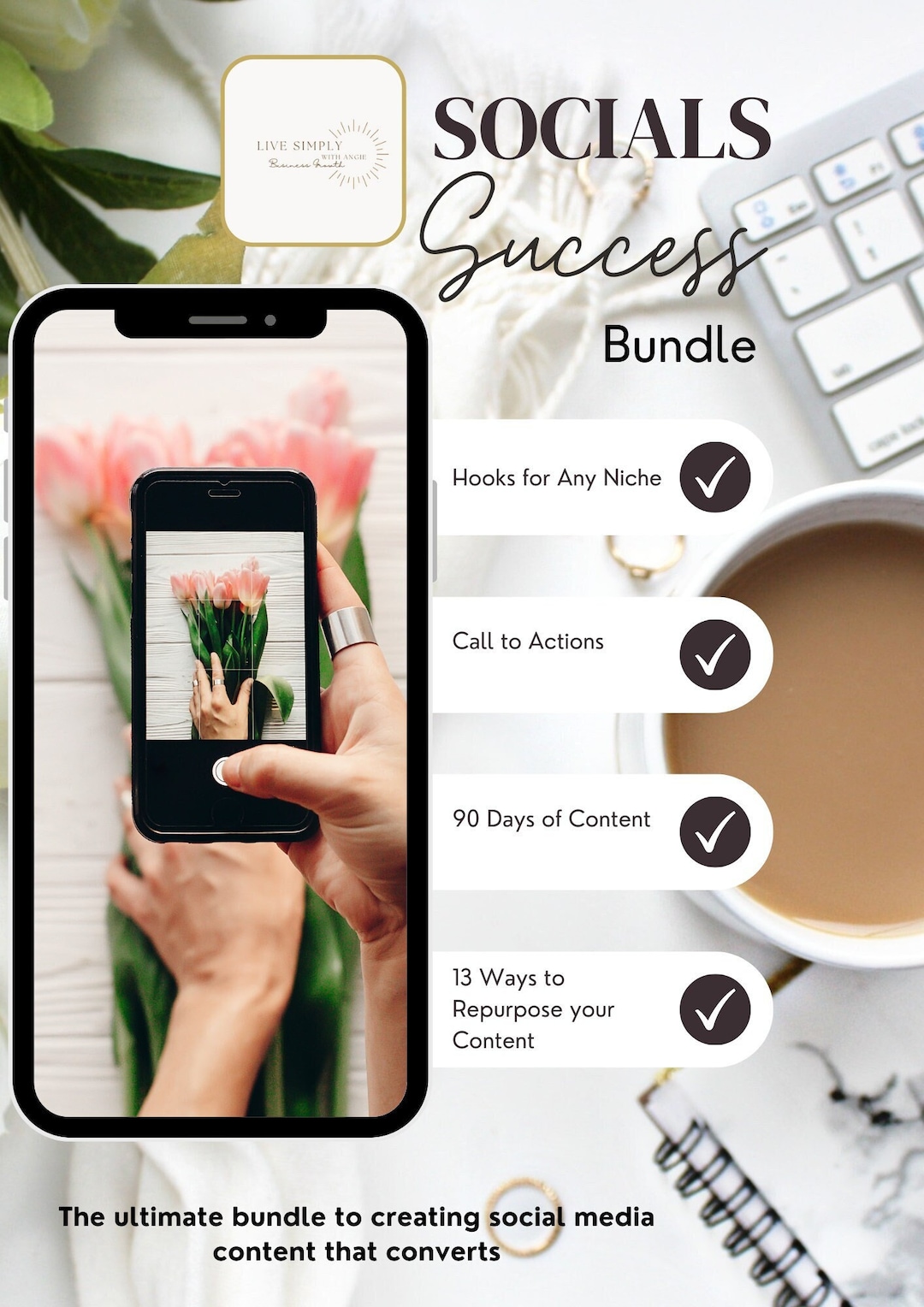 Social Media Content Planner Bundle| Instagram Content Ideas| Facebook ...