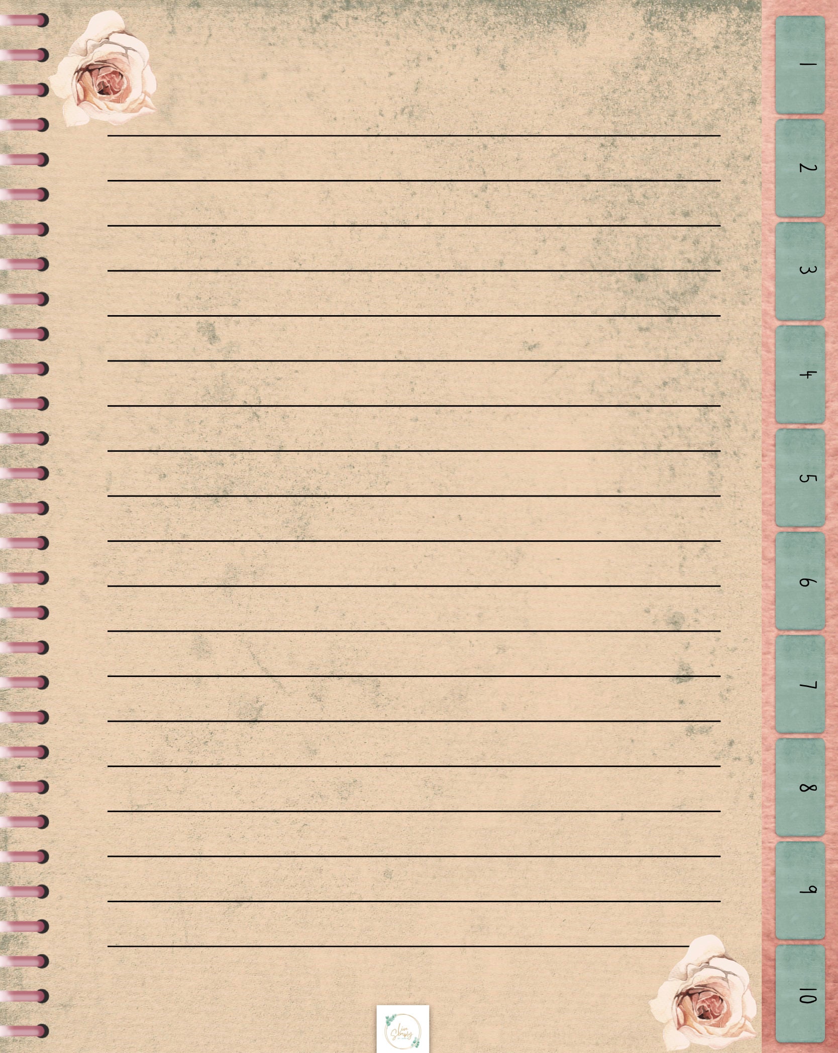 Digital Notebook, Goodnotes Notebook, Student Notebook, Notebook for ...