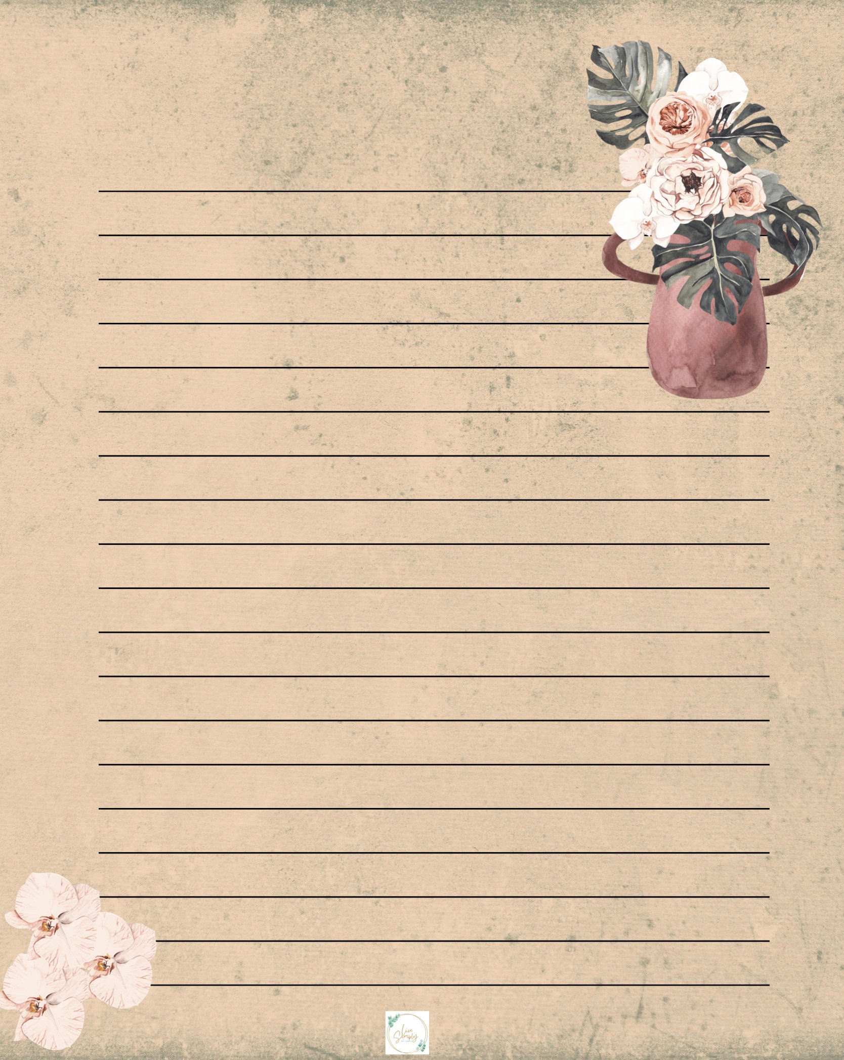 Printable Stationary, Printable Journal, Printable Notebook, Journal ...