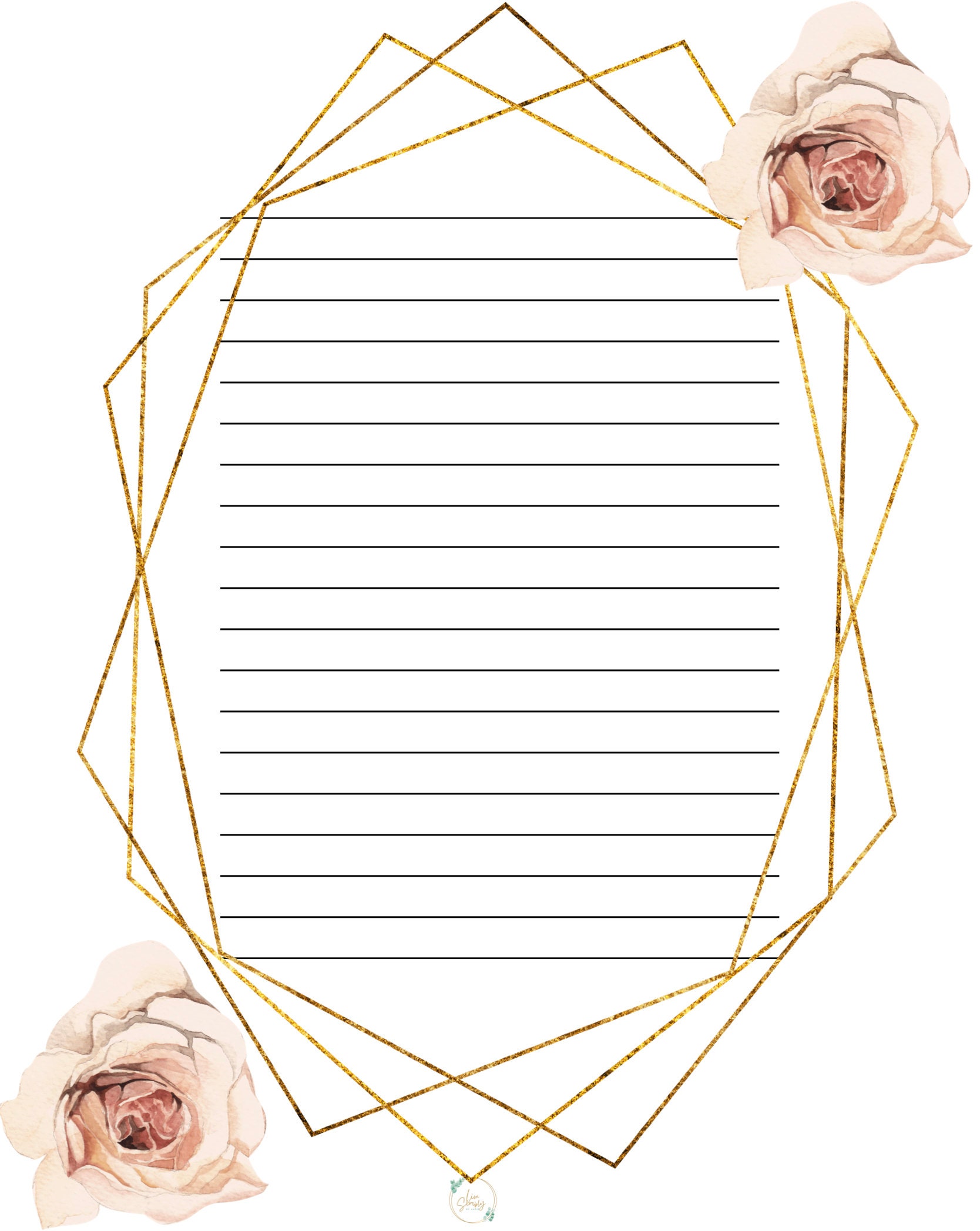 Printable Stationary, Printable Journal, Printable Notebook, Journal ...