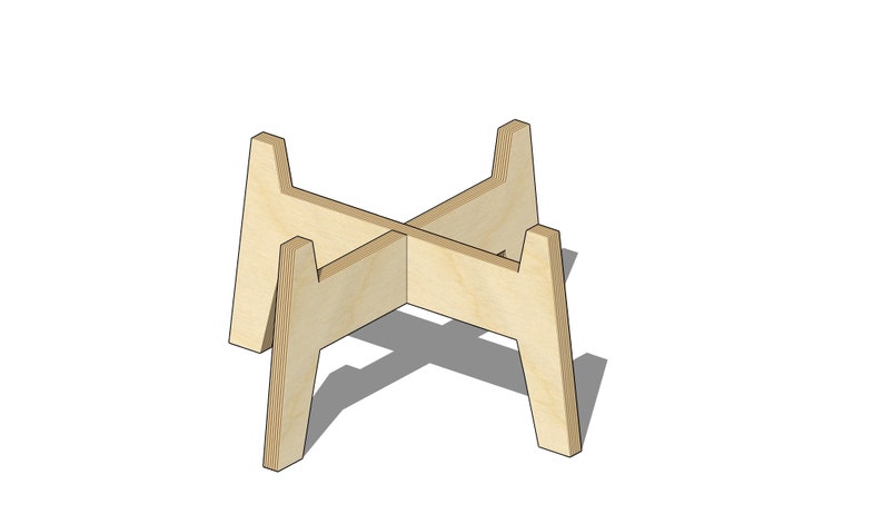 Minimalist Plant Stands - CNC Files for Plywood Furniture - Etsy