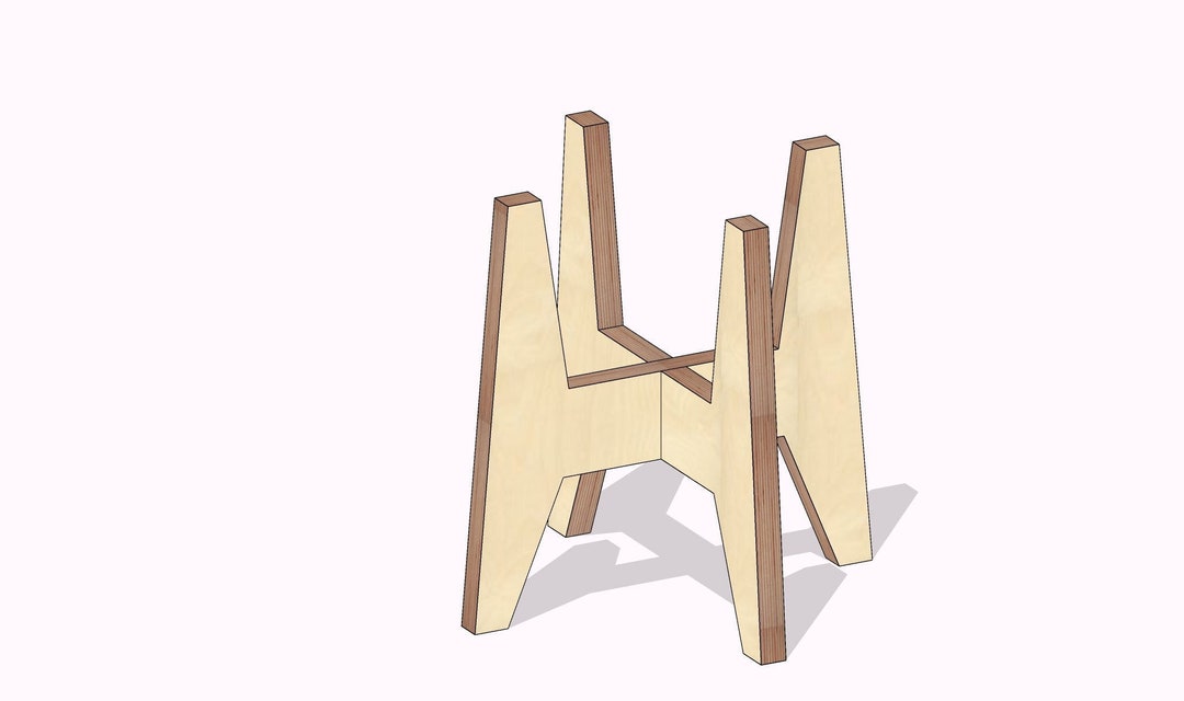 Minimalist Plant Stands V3 - CNC Files for Plywood Furniture - Etsy
