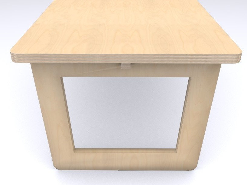 Minimalist Scandinavian Coffee Table - CNC Files for Plywood Furniture ...